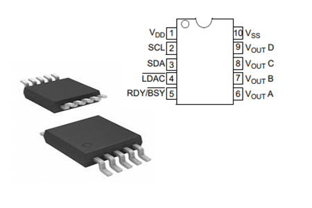 MCP4728 D/A Converter: Datasheet, Pinout and Applications